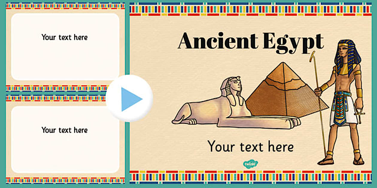 Ancient Egypt PowerPoint Slide Templates - HASS - F-2