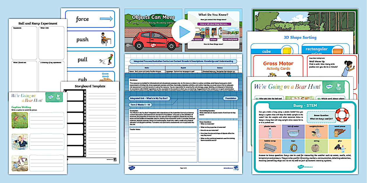 What's in My Toy Box? Foundation Wk 7-8 (Teacher-Made)