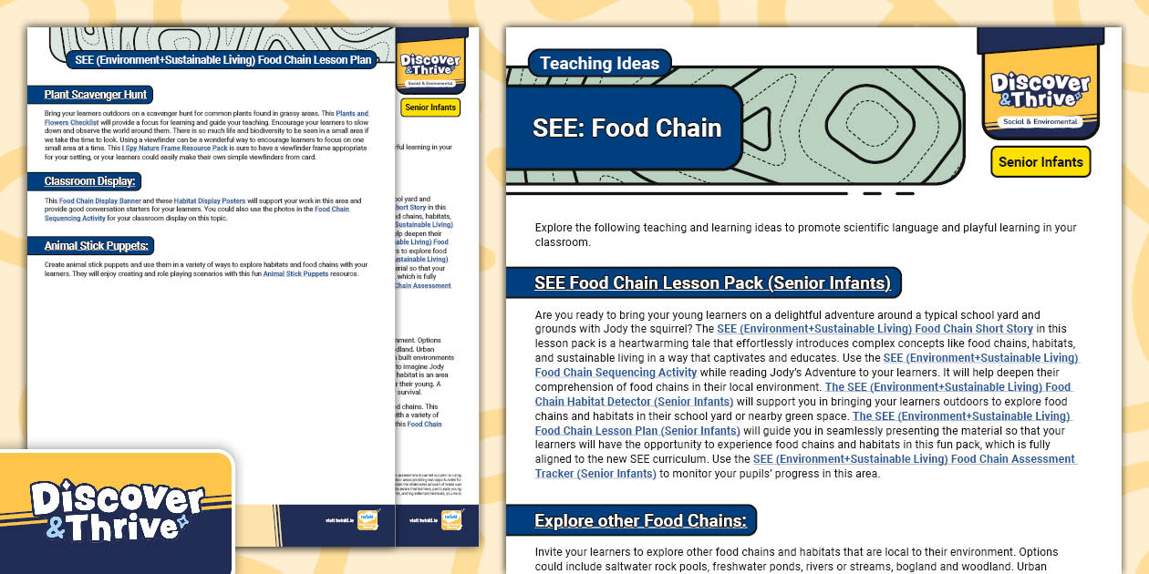SEE Food Chain Teaching Ideas (teacher made) - Twinkl
