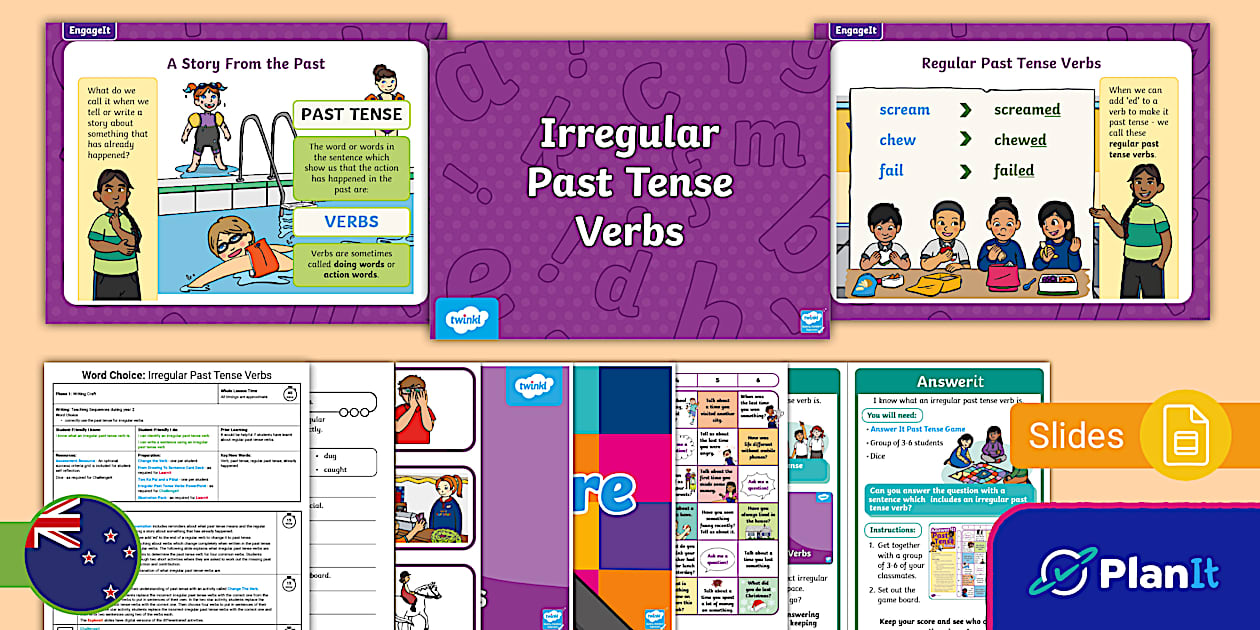 Phase 1 Writing: Word Choice: Irregular Past Tense Verbs