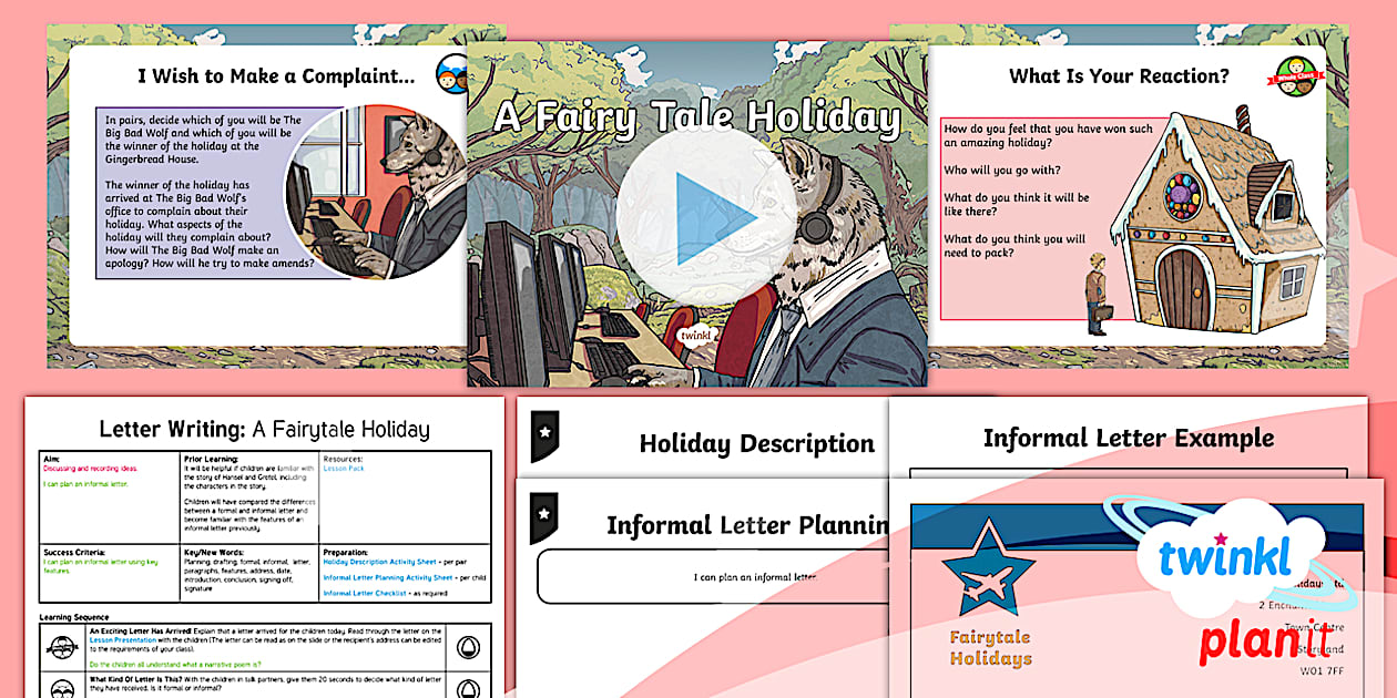 Traditional Tales: Hansel and Gretel: Letter Writing 5 Y3 Lesson Pack