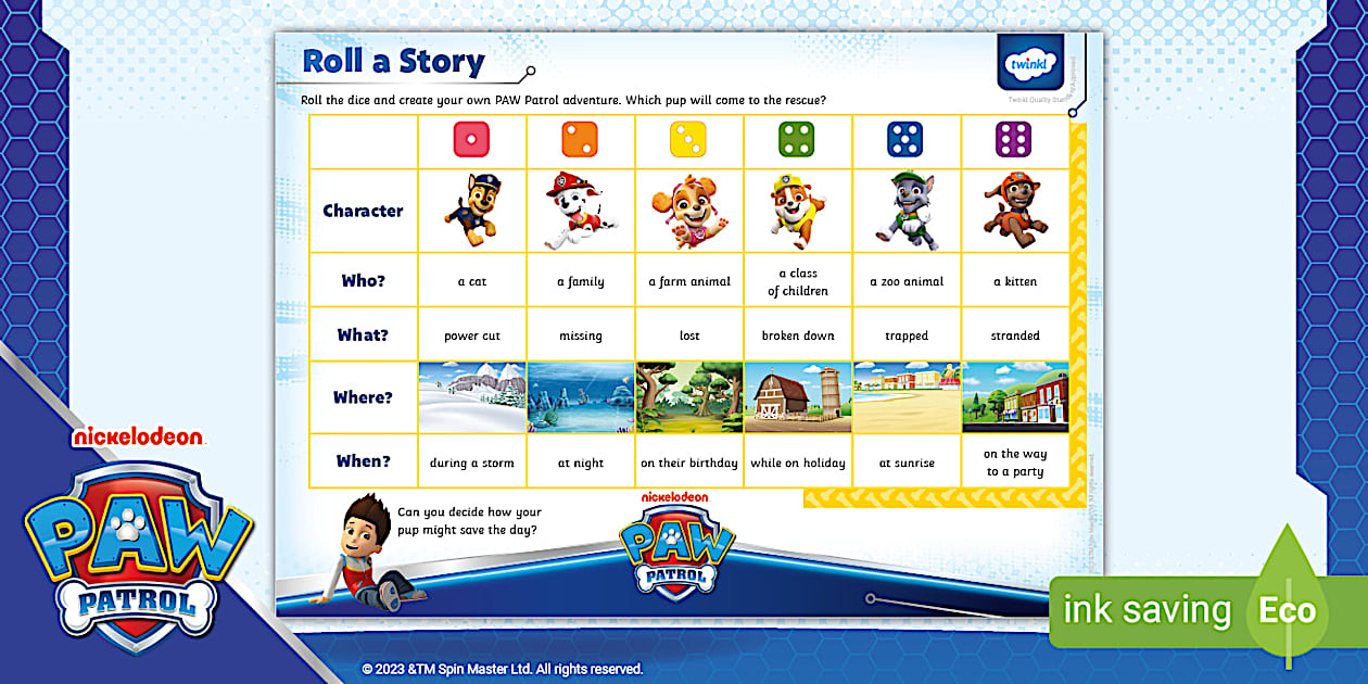 FREE! - PAW Patrol Story I Twinkl Partnerships I Australia