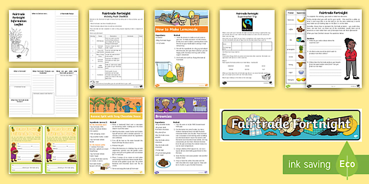 Fairtrade Activity Pack | Fairtrade Kids Activities - Twinkl