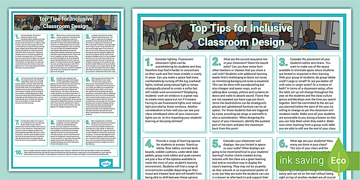 Dyslexia-Friendly Classroom Guidance | Twinkl