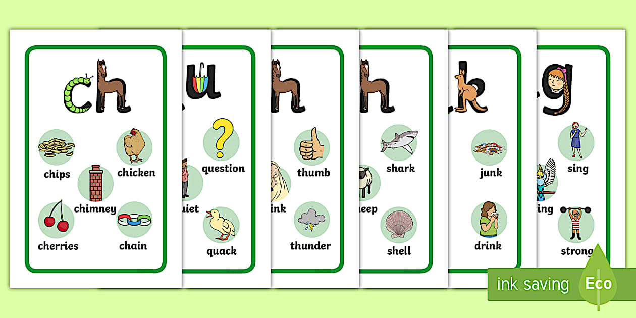 QU,CH,SH,TH,NG Phonics Tolsby/Fiestad Prompt Frame - Twinkl