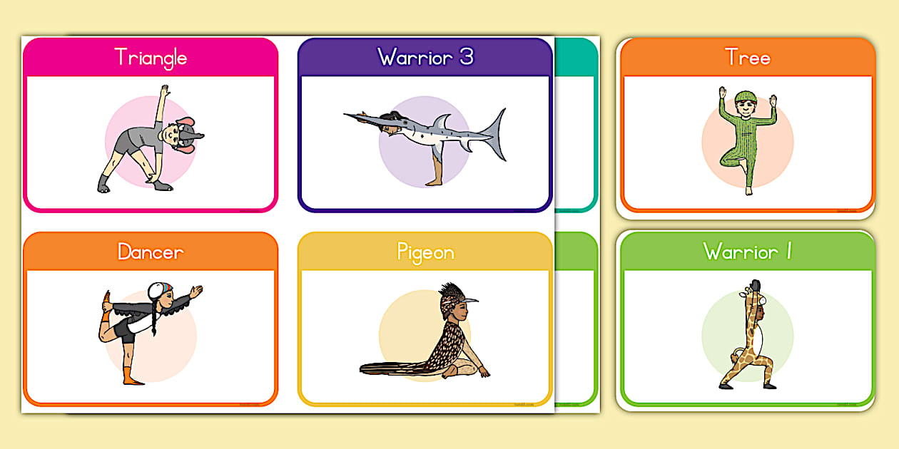 Grade R Symmetry Movement Activity Cards - Twinkl