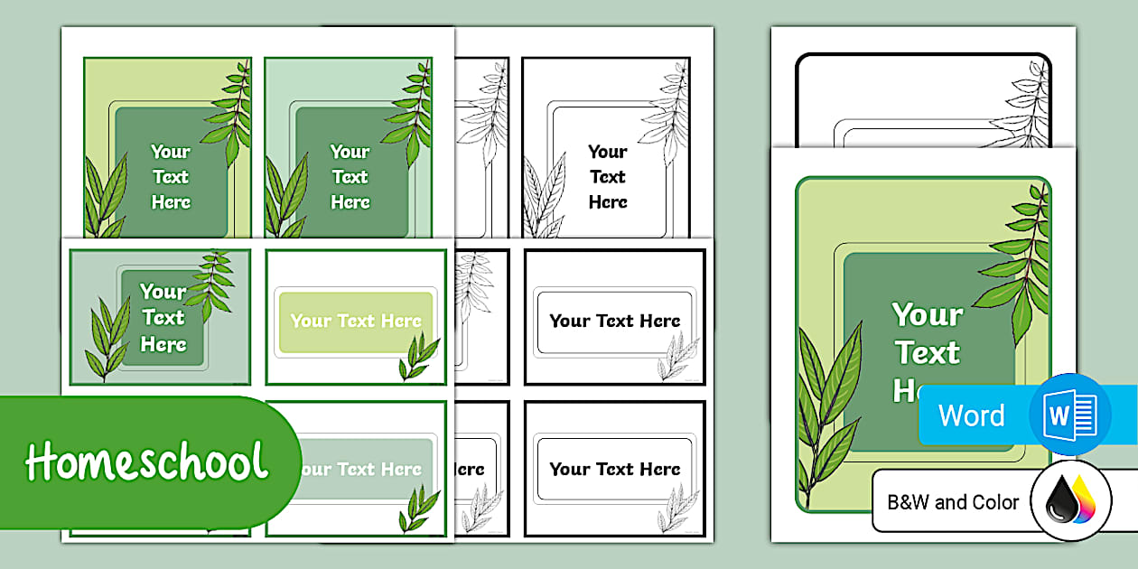 Editable Outdoor Learning and Play Safety Posters