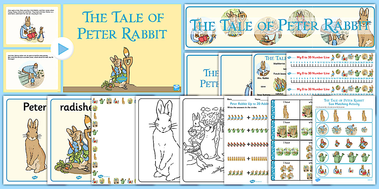 The Tale of Peter Rabbit Resource Pack - The Tale of Peter Rabbit Word Mat