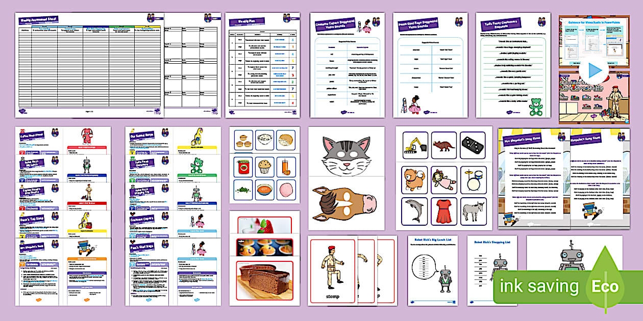 Phonics Level 1 Week 27 Shopping Centre