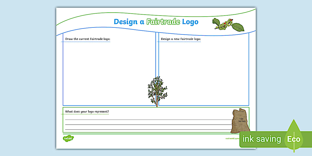 Design a Fairtrade Logo Activity Sheet