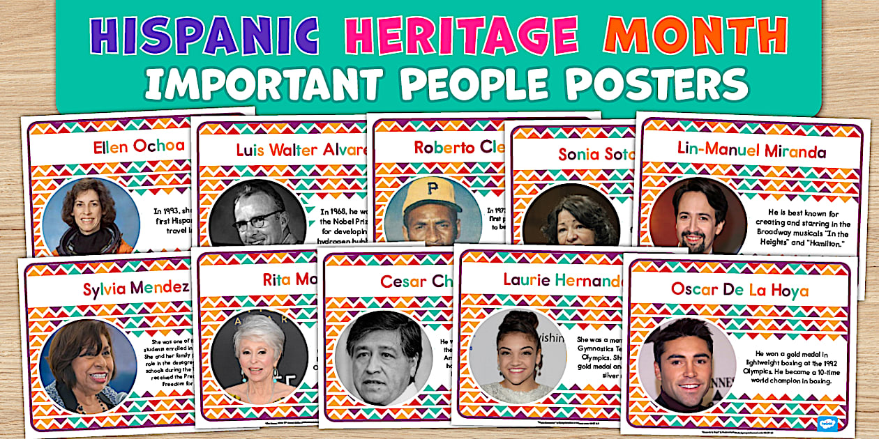 Colorful Hispanic Heritage Posters for Kids | Twinkl USA