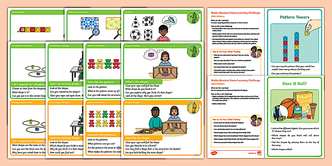 👉 EYFS Maths Challenges to Support White Rose Explore 3D Shapes 👉 EYFS Maths Challenges to Support White Rose Explore 3D Shapes
