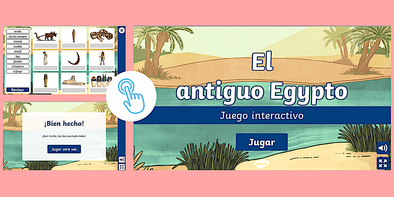 Juego interactivo: Identificar elementos del Antiguo Egipto