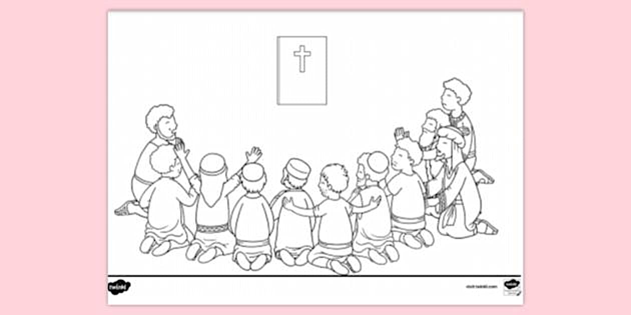 Bible Study Colouring Page | Colouring Sheets (teacher made)