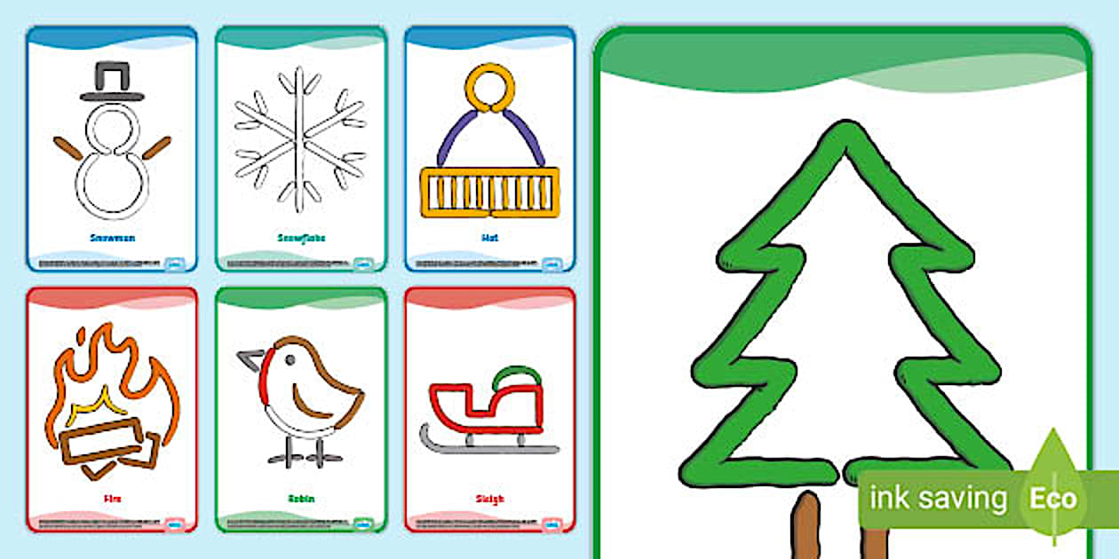 Winter Modelling Dough Play Activity (teacher made) - Twinkl