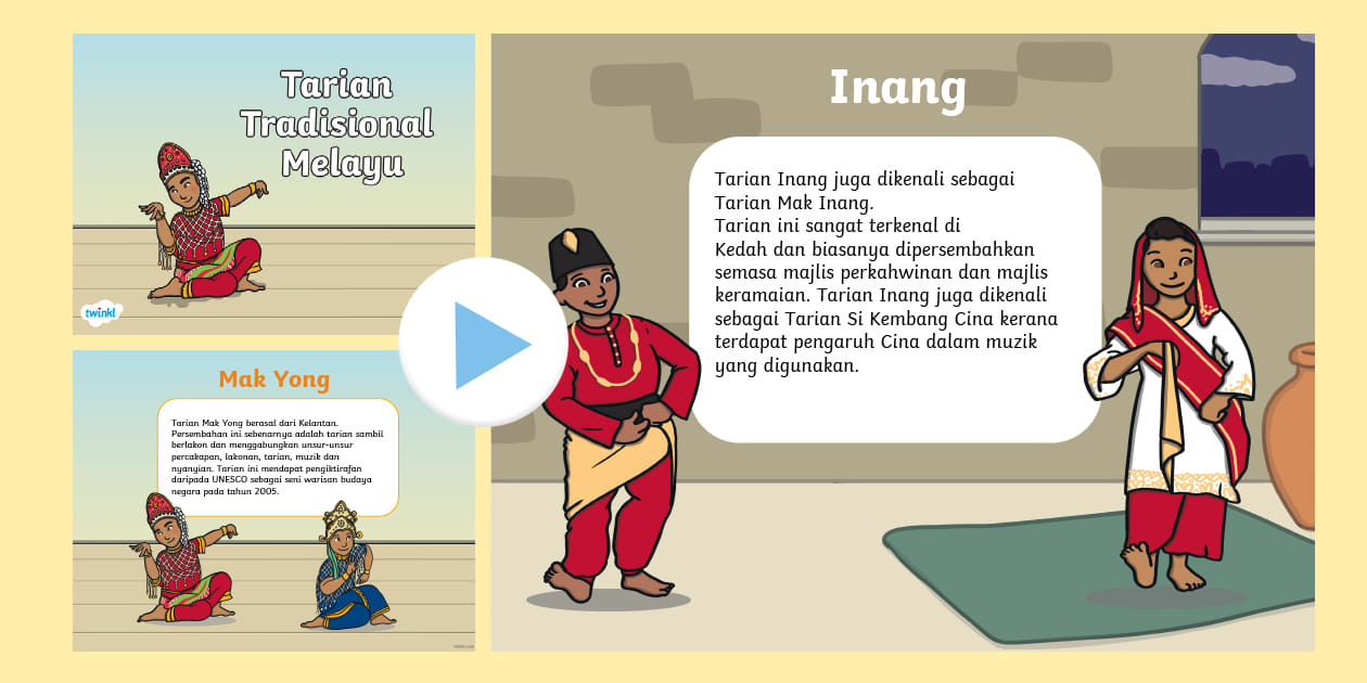 PowerPoint Jenis Tarian Tradisional Melayu di Malaysia
