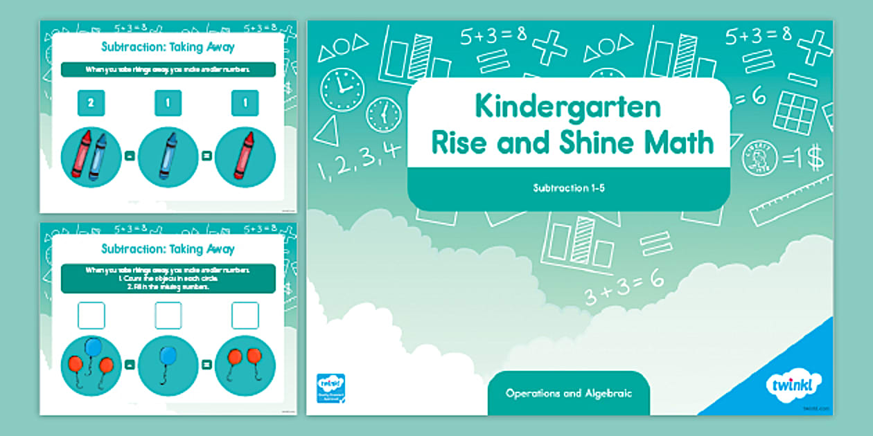 Subtraction 1-5 PowerPoint | Math | Twinkl USA - Twinkl