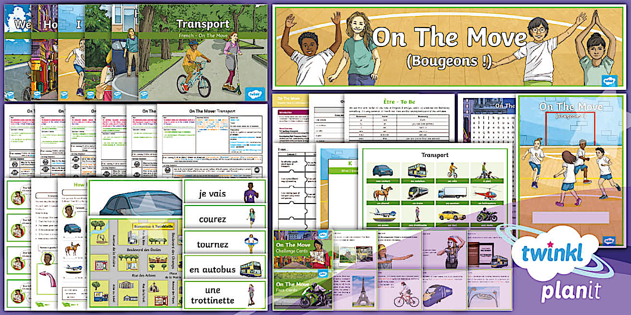 French: On the Move Year 4 Unit Pack