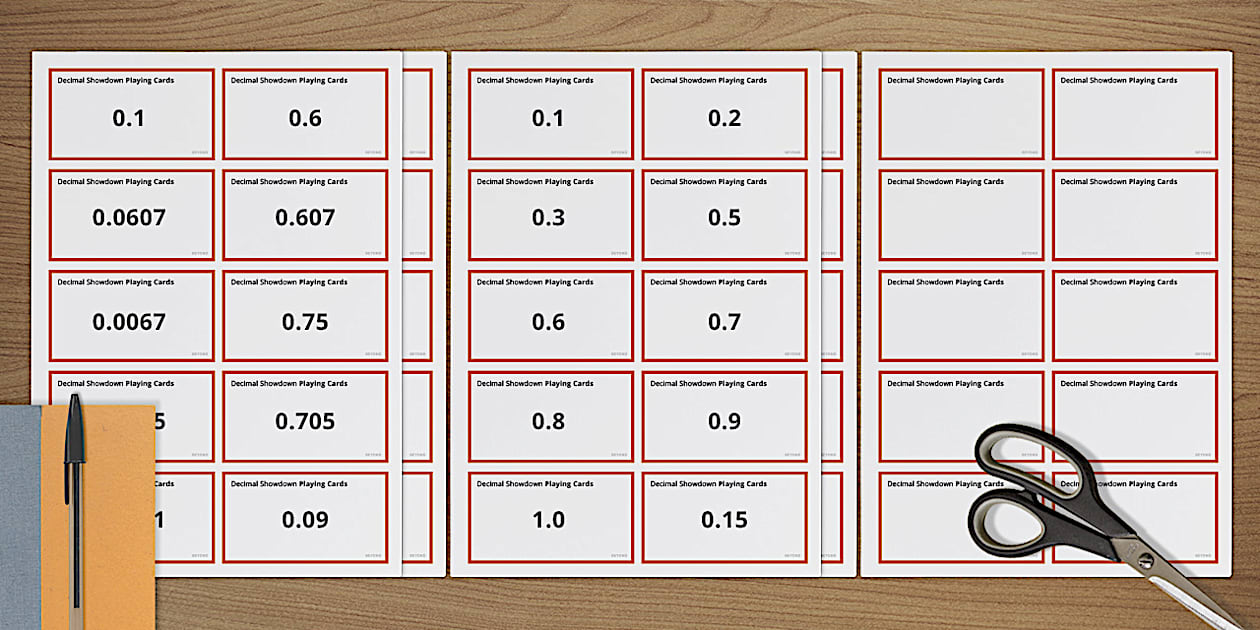 Decimal Showdown! Game (teacher made) - Twinkl