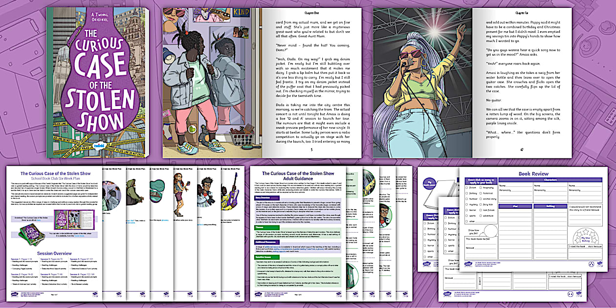 The Curious Case of the Stolen Show School Book Club Pack