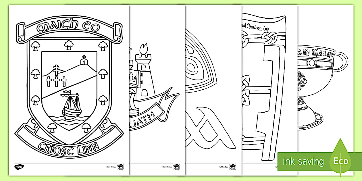 GAA Colouring Pages | GAA Resources | Twinkl Ireland