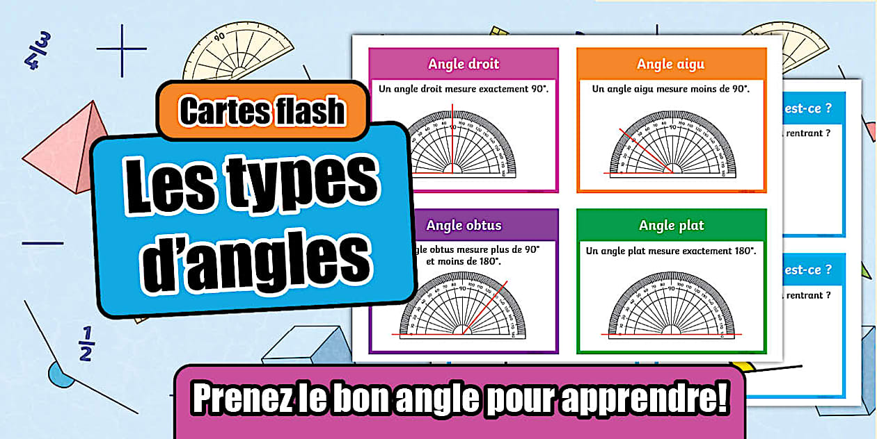 Cartes flash : Les types d'angles