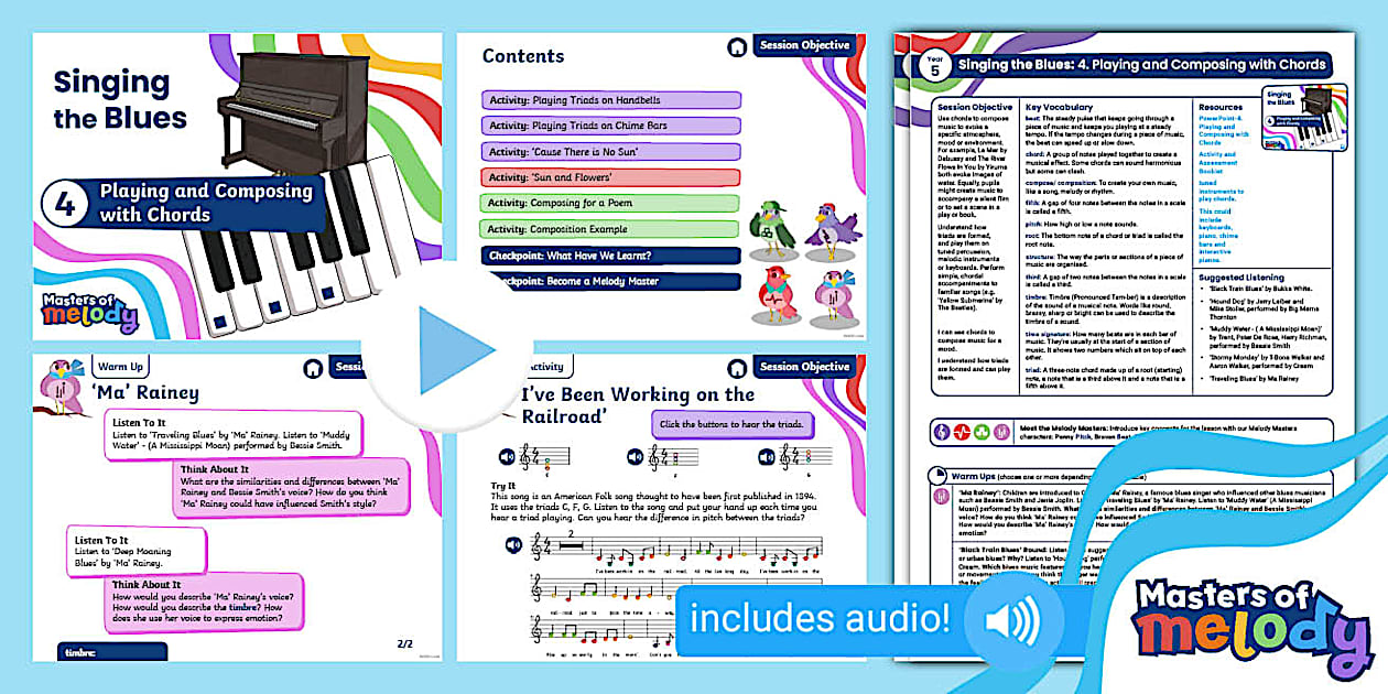 👉 Year 5 Singing the Blues - Session 4 (Teacher-Made)