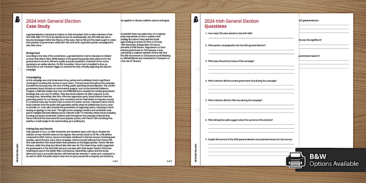 2024 Irish General Election Case Study