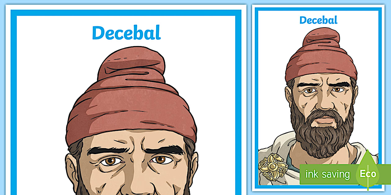 Decebal - portret | Planșă | Twinkl România - Twinkl