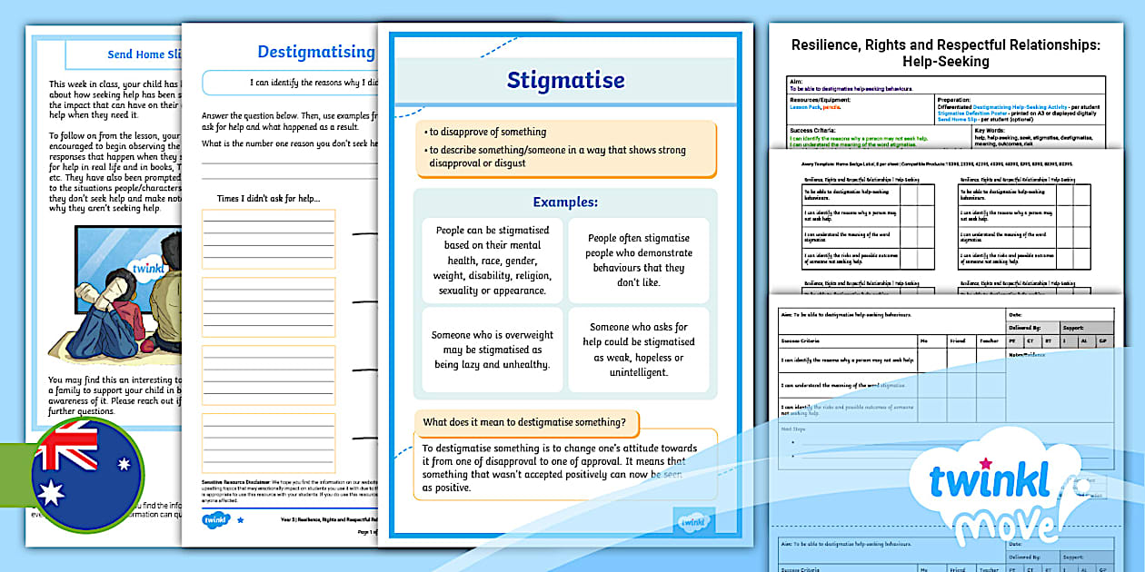 Year 5 RRRR Help-Seeking Lesson Pack