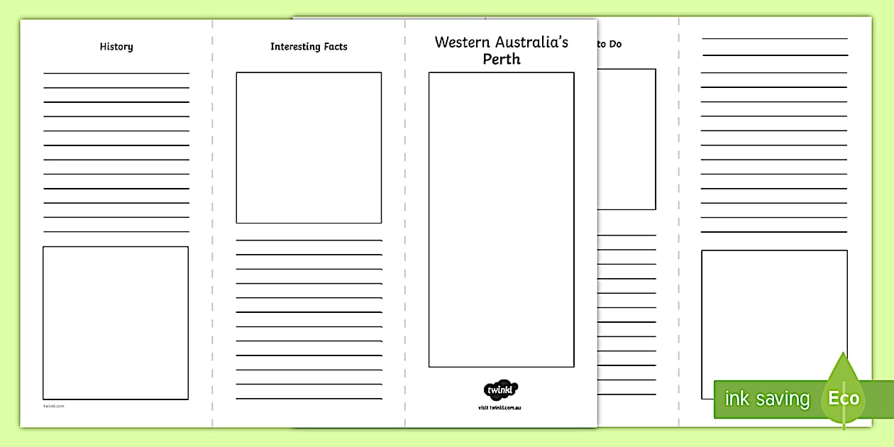 Perth Brochure Activity (teacher made) - Twinkl