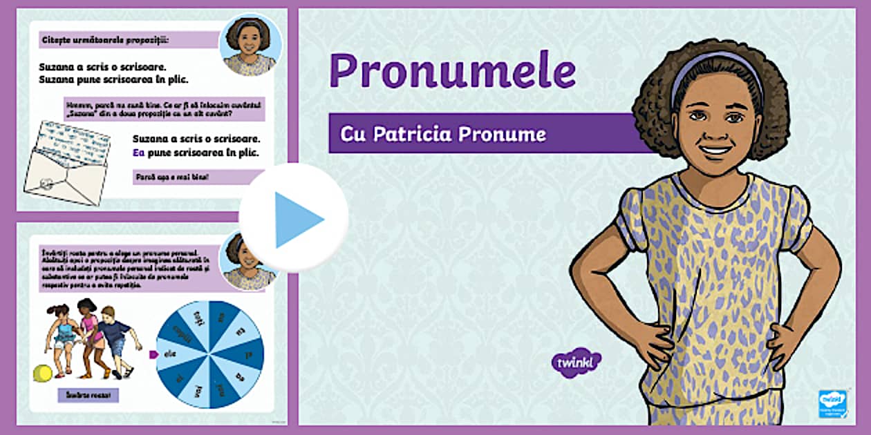 Pronumele Personal - PowerPoint Twinkl România - Twinkl
