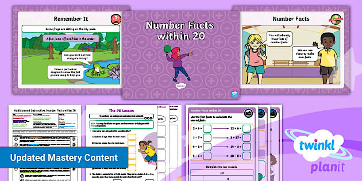 Year 2 Recall and Use Facts PlanIt Maths Lesson 2 - Twinkl