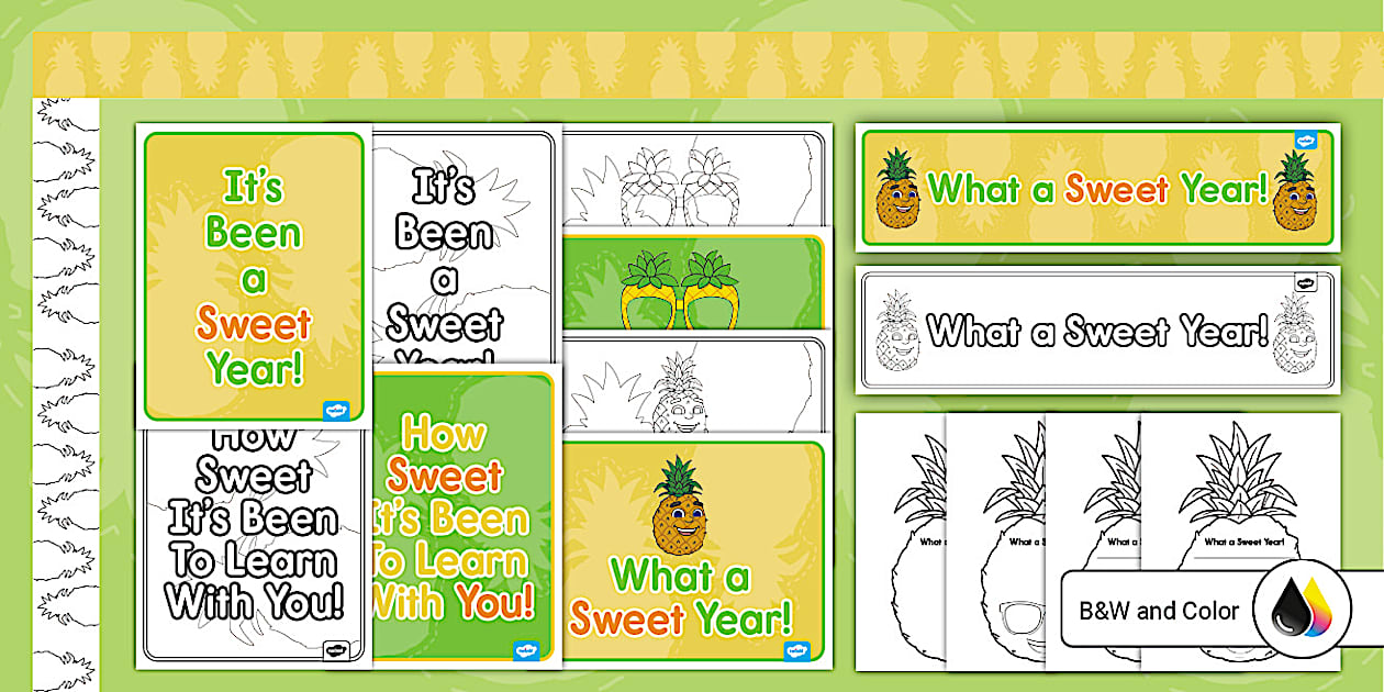 End of Year Bulletin Board Borders | Twinkl USA