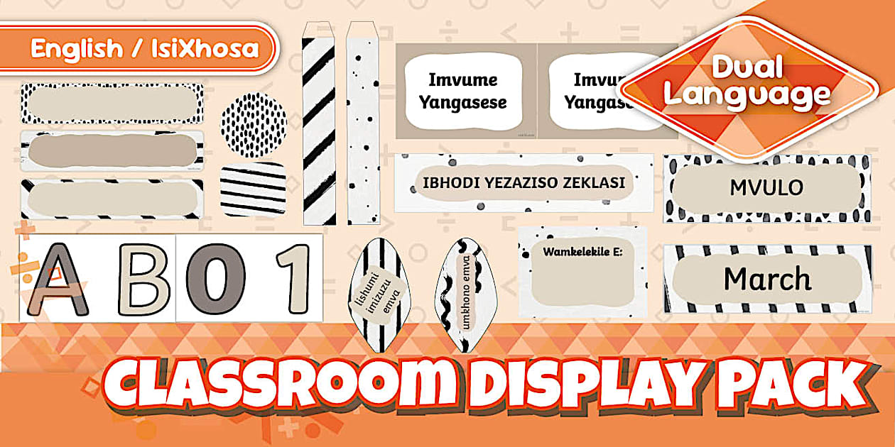 Classroom Display Pack isiXhosa