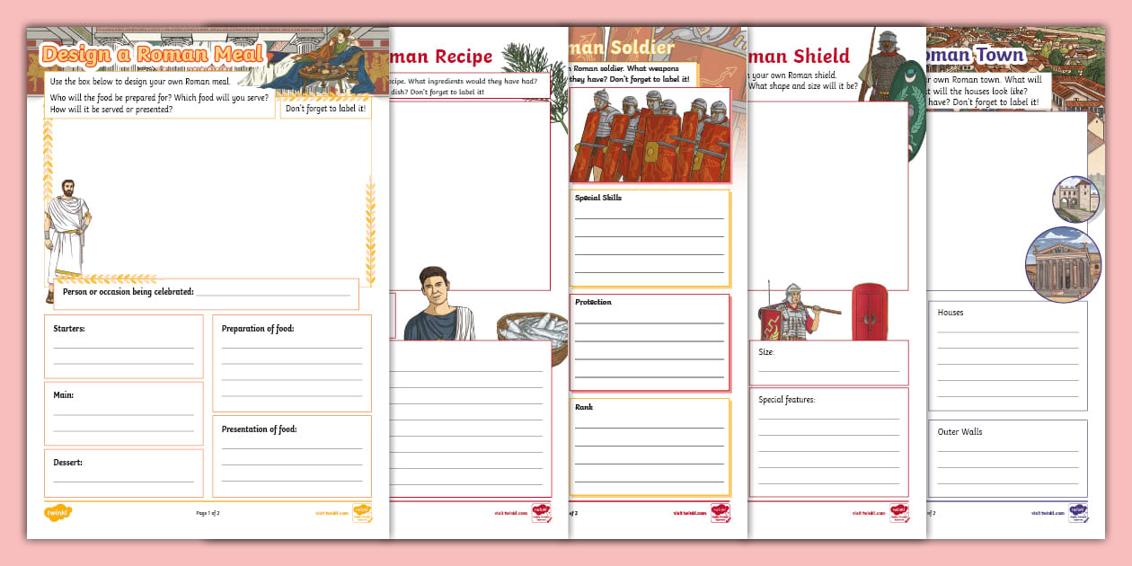 Roman Crafting Resource Pack (teacher made) - Twinkl