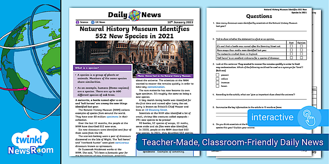 Interactive PDF: Daily NewsRoom Article -Natural History Museum ...