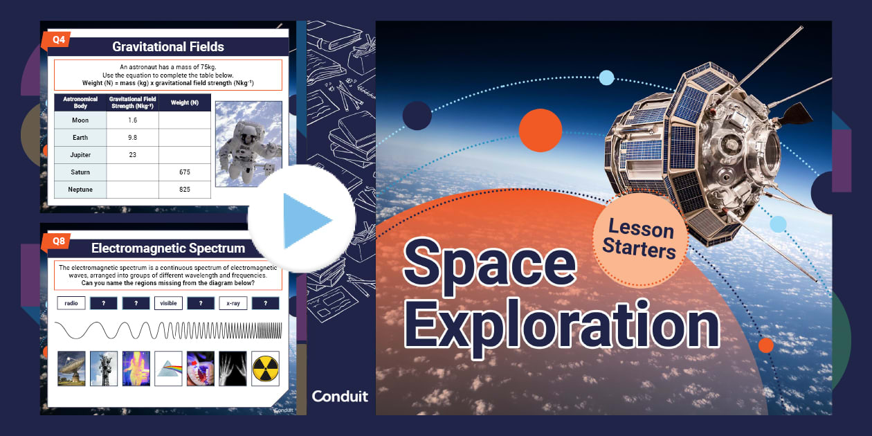 Space Exploration: Lesson Starters PowerPoint - Twinkl