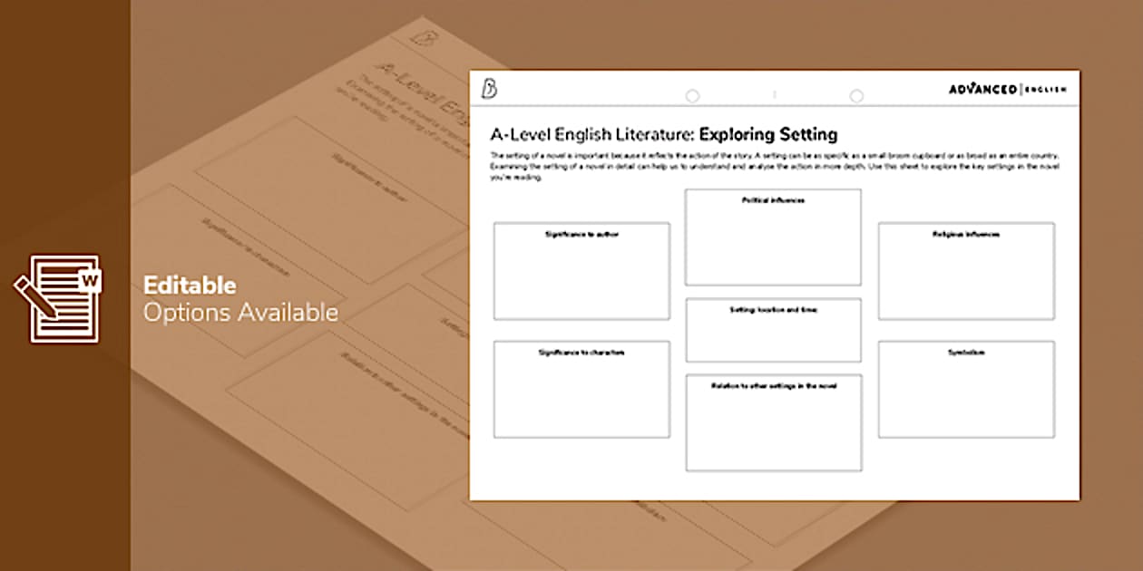 Analysing Setting in Literature | A Level | Beyond: Advanced