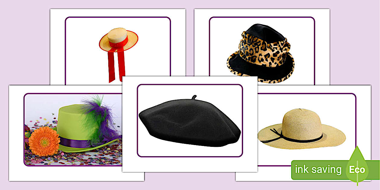 Hats Display Photo Pack (Teacher-Made) - Twinkl