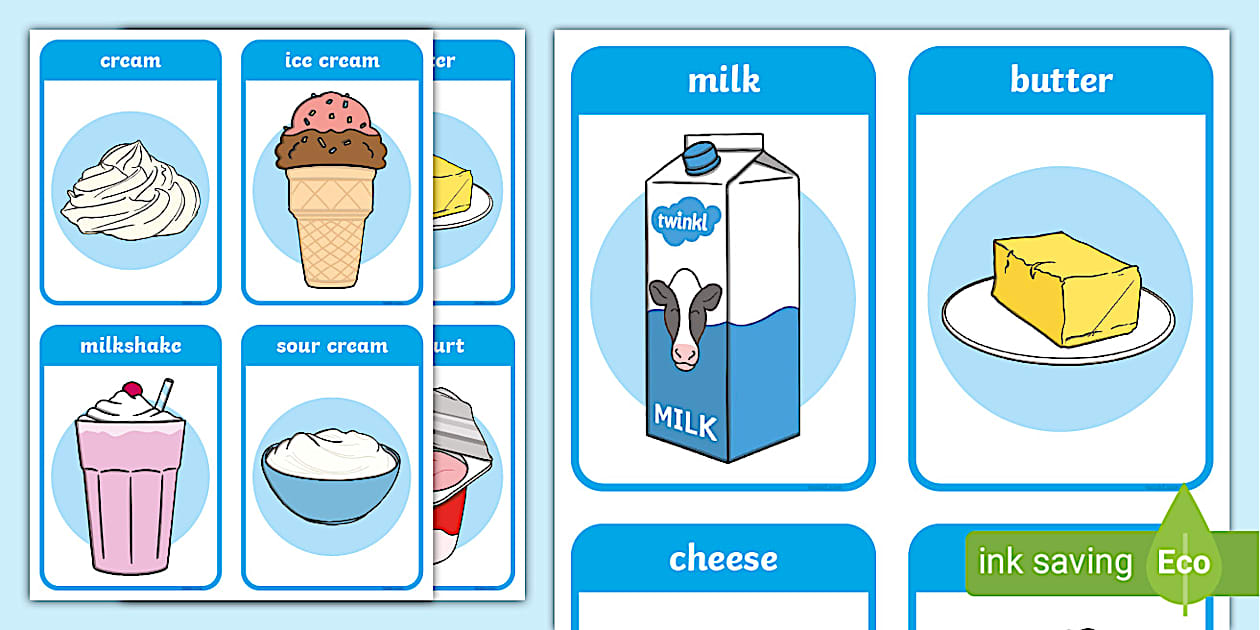 Dairy Flashcards | Dairy Products