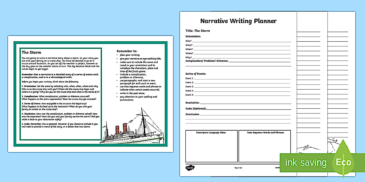 Narrative Writing Worksheets for Year 5 | Primary Resources