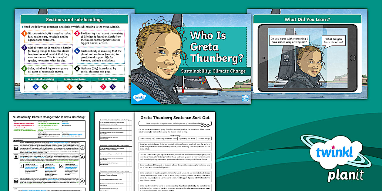 Y4 Writing: Sustainability: Climate Change: Information Texts Lesson 3