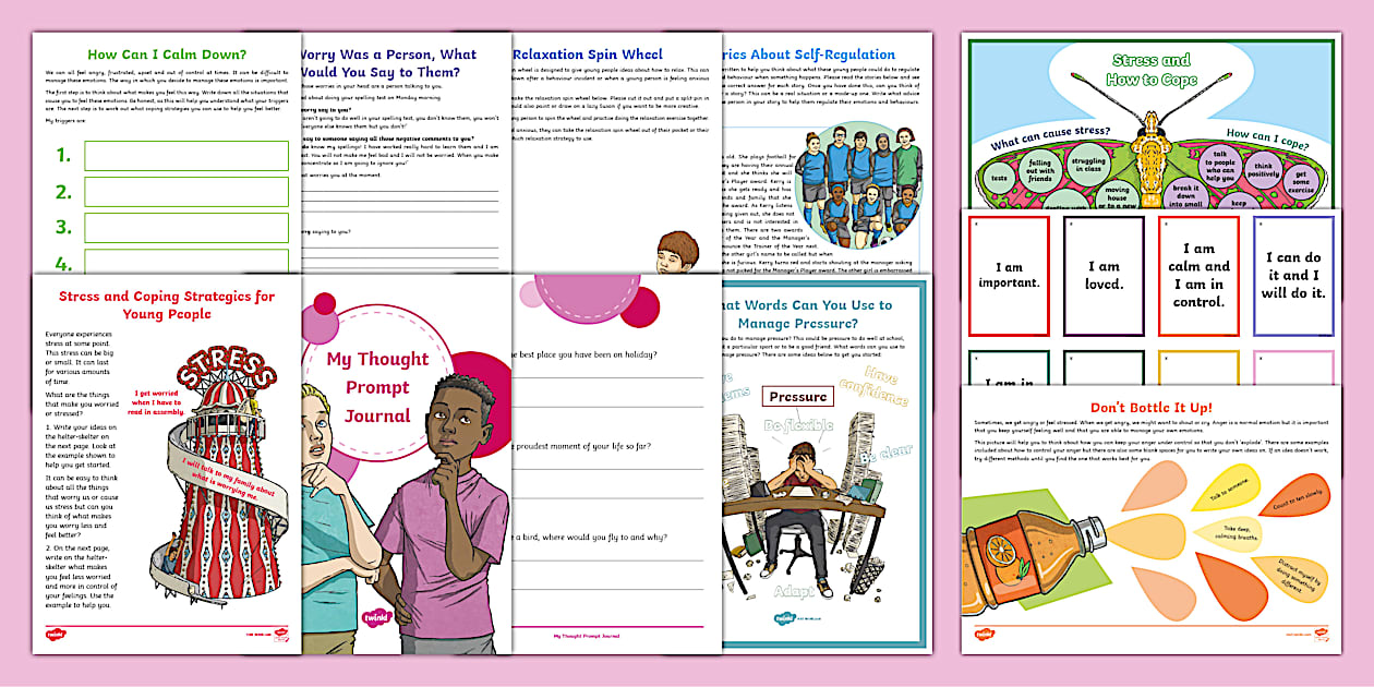 Stress Awareness Month Activity Pack - Twinkl