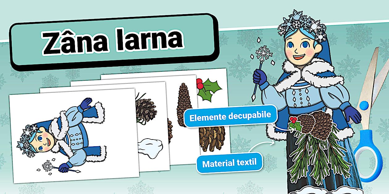 Zâna Iarna – Element de decor (Teacher-Made) - Twinkl