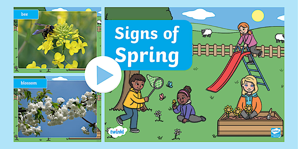 Signs of Spring PowerPoint Presentation - Primary Resources