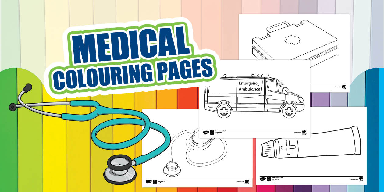 Printable Medical Colouring Page | Colouring Sheets