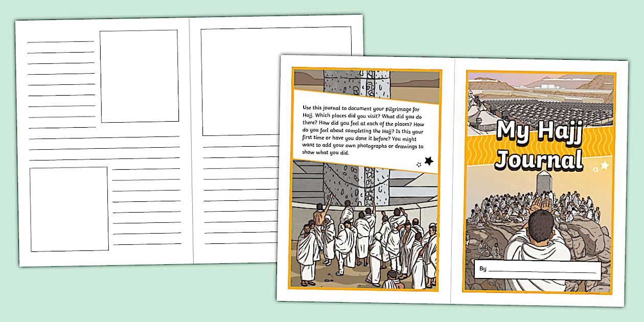 My Hajj Journal Writing Frame (Teacher-Made) - Twinkl