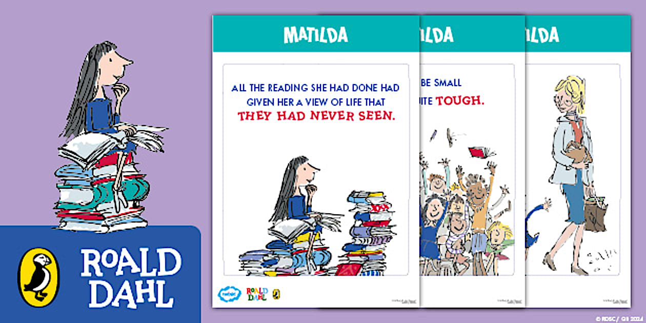 Matilda: Motivational Posters (teacher made) - Twinkl