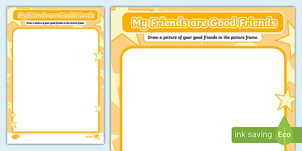 My Friends (Activity Sheet) (teacher made) - Twinkl